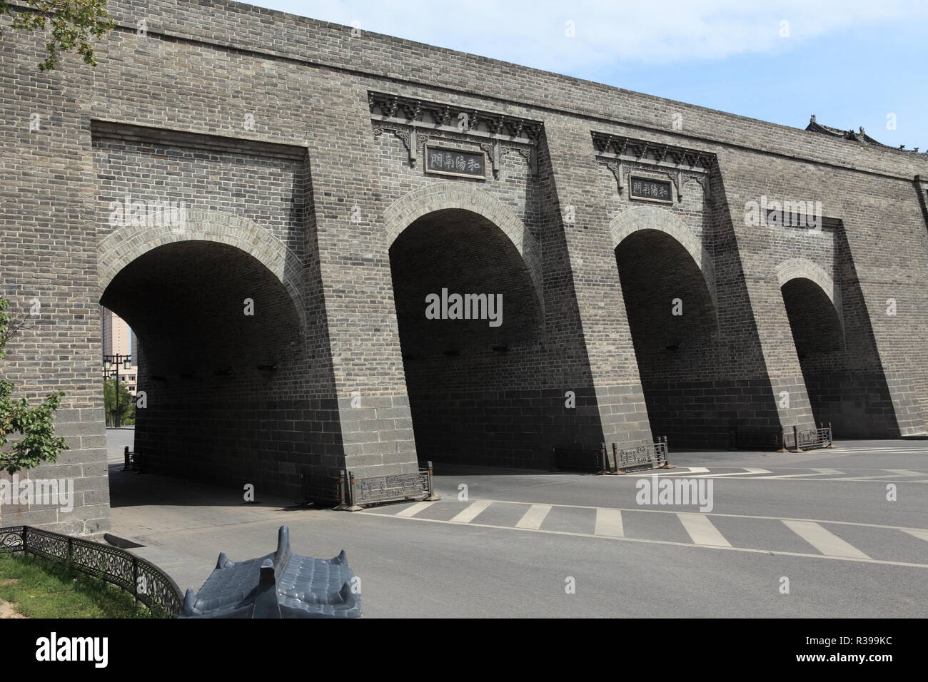 the city wall of datong in china Stock Photo - Alamy