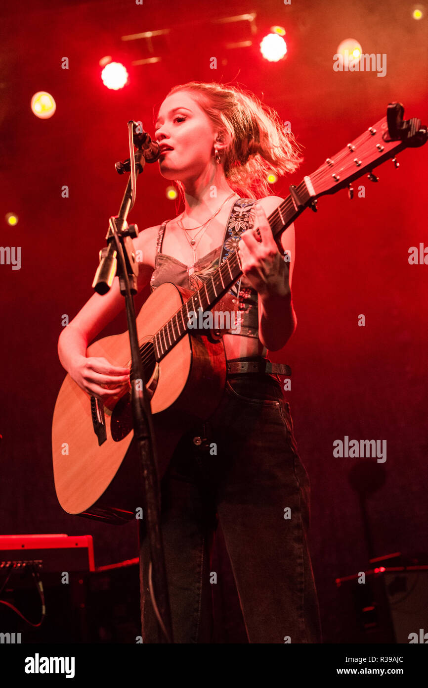 Milan Italy. 21 November 2018. The English singer/songwriter MAISIE ...