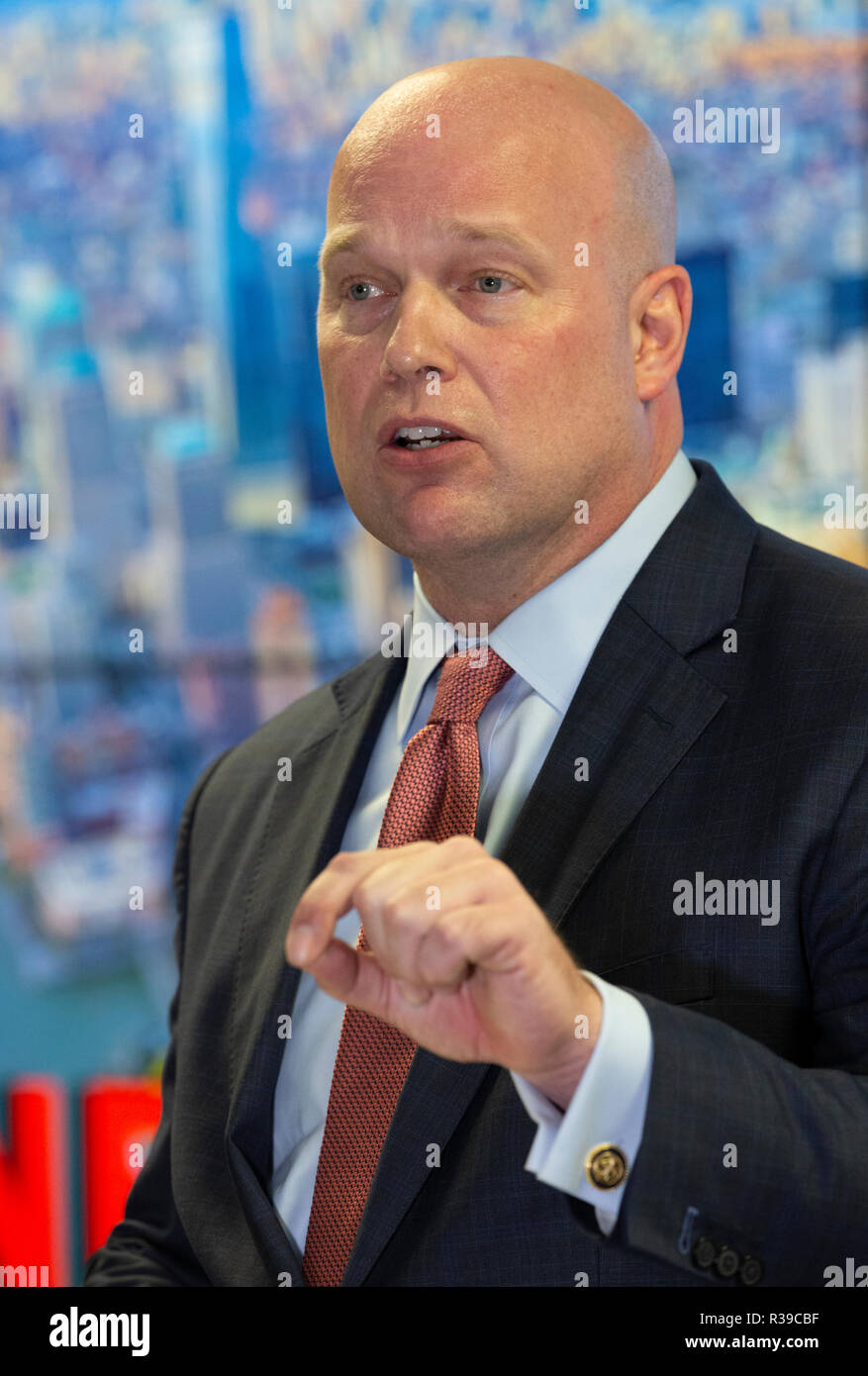 New York, NY, USA - November 21, 2018: Acting Attorney General Matthew ...