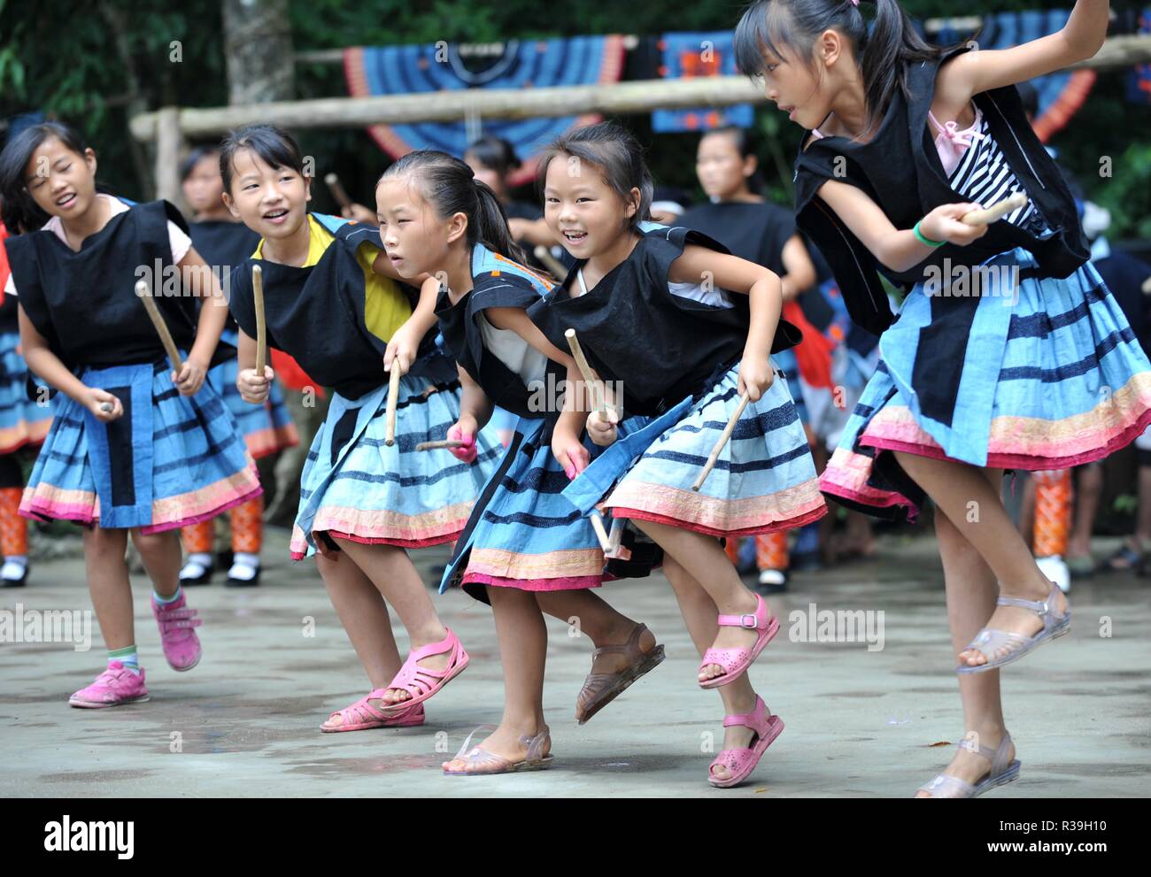 Children wearing traditional costumes hi-res stock photography and ...