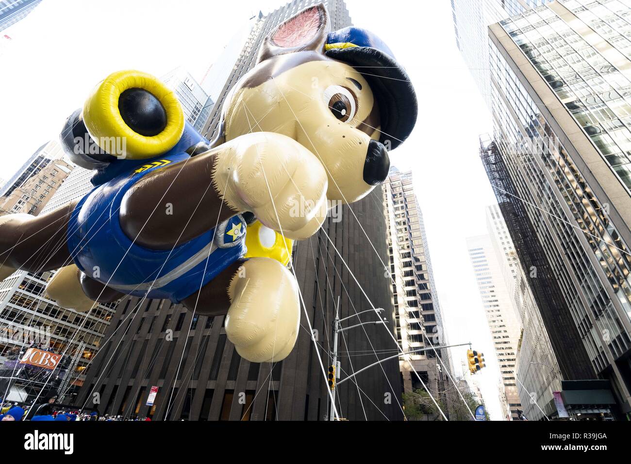 New York, NY, USA. 22nd Nov, 2018. The Chase balloon at The 2018 Macy's ...