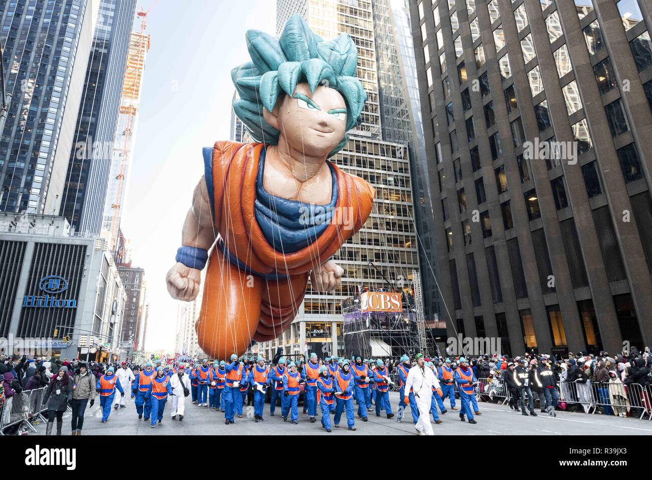 2018 macy's parade goku hi-res stock photography and images - Alamy