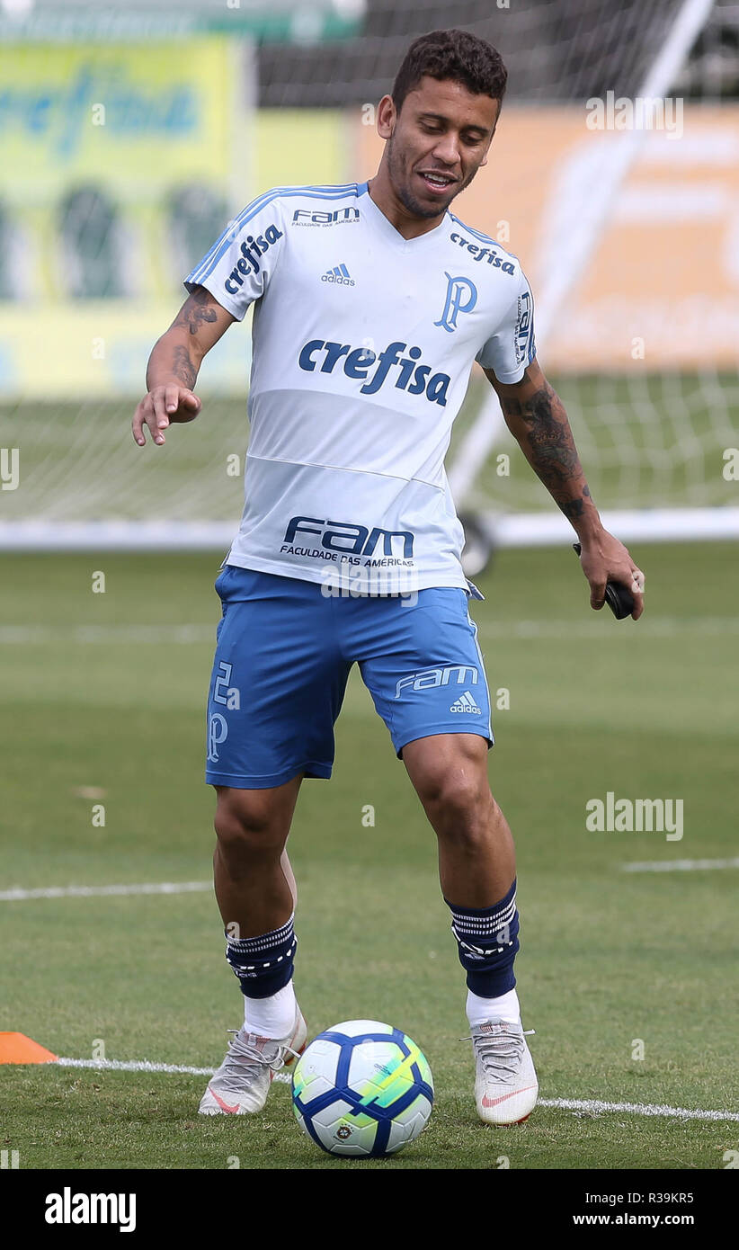 SÃO PAULO, SP - 22.11.2018: TREINO DO PALMEIRAS - The player Marcos ...