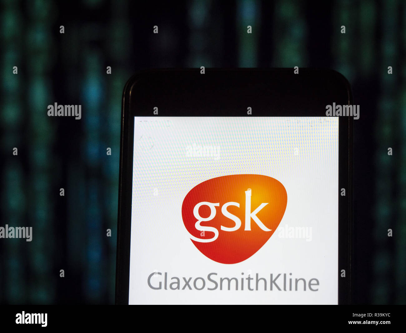 Kiev, Ukraine. 22nd Nov, 2018. GlaxoSmithKline Pharmaceutical company ...