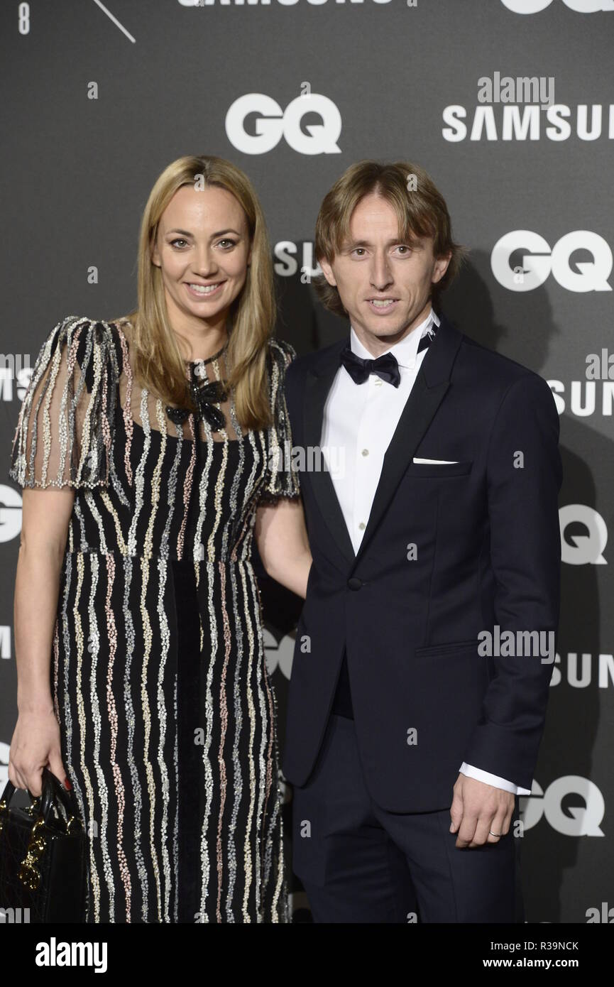 Madrid, Madrid, Spain. 22nd Nov, 2018. Luca Modric, Vanja Bosnic ...