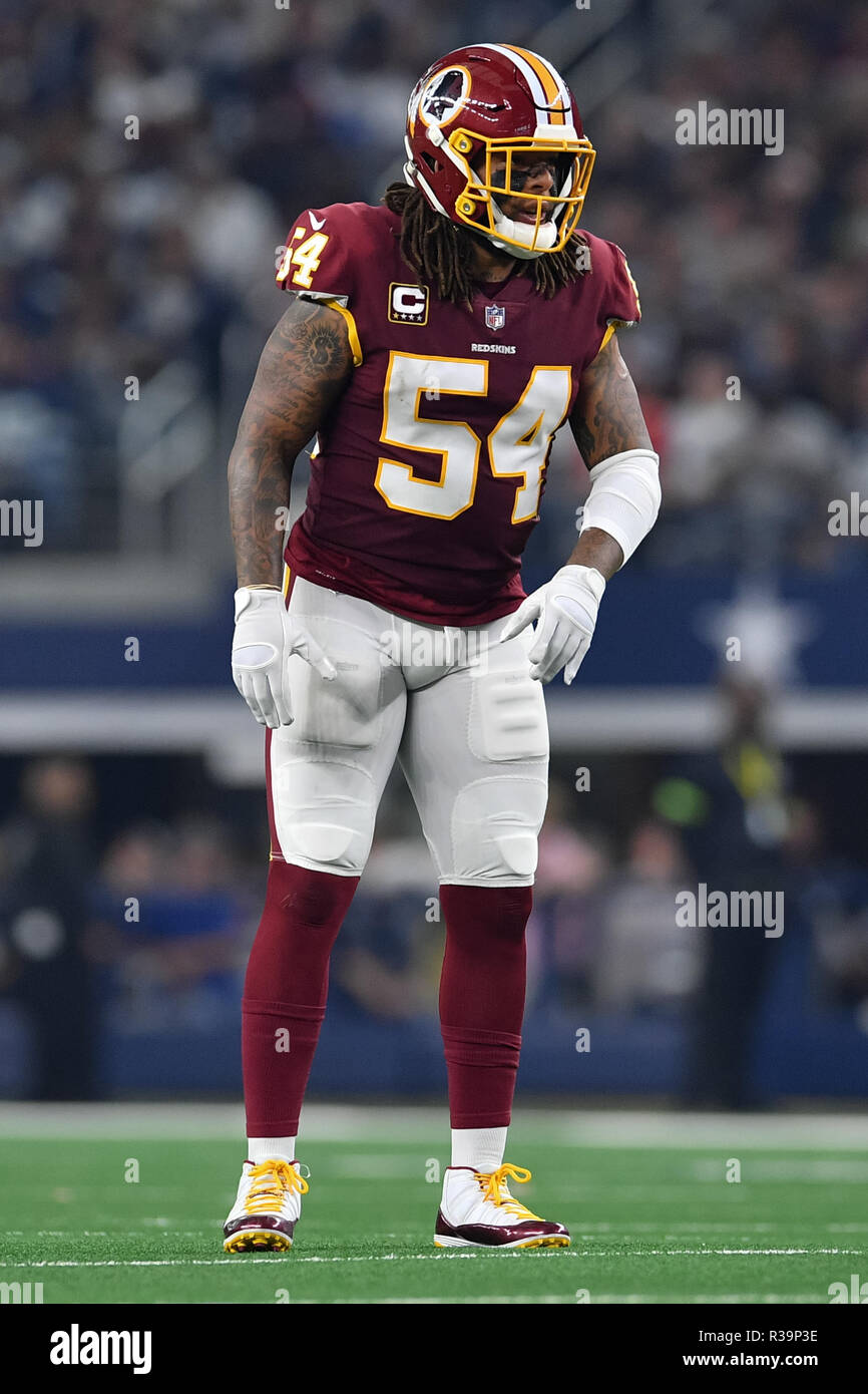 Arlington, Texas, USA. 22nd Nov, 2018. Washington Redskins inside ...