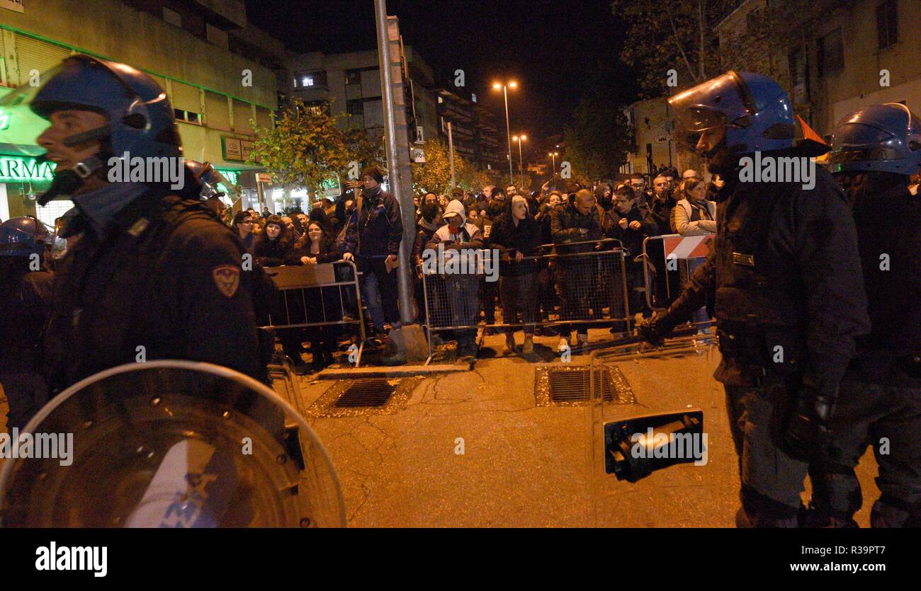 Foto Stefano Cavicchi/LaPresse22-11-2018 Nuoro - ItaliaCronacaSalvini ...