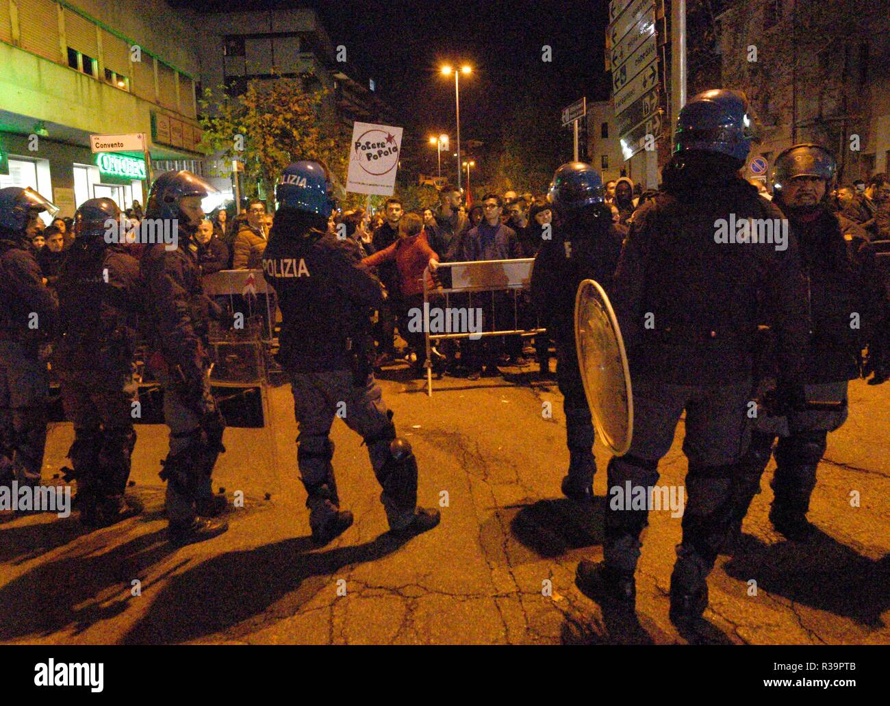 Foto Stefano Cavicchi/LaPresse22-11-2018 Nuoro - ItaliaCronacaSalvini ...