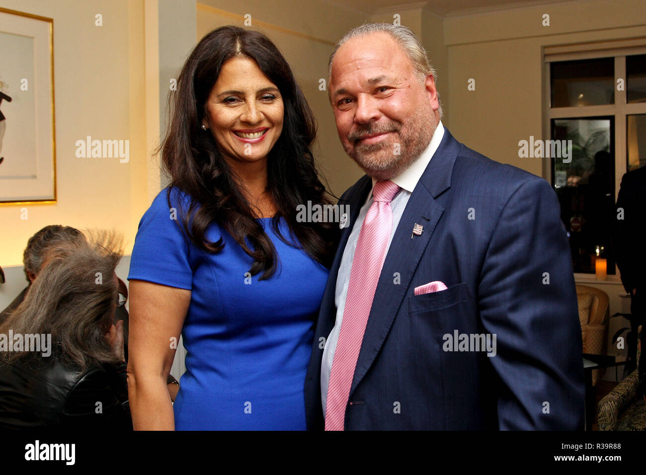 NEW YORK, NY - MARCH 09: Margo Urban and Bo Dietl attends A Fundraiser ...
