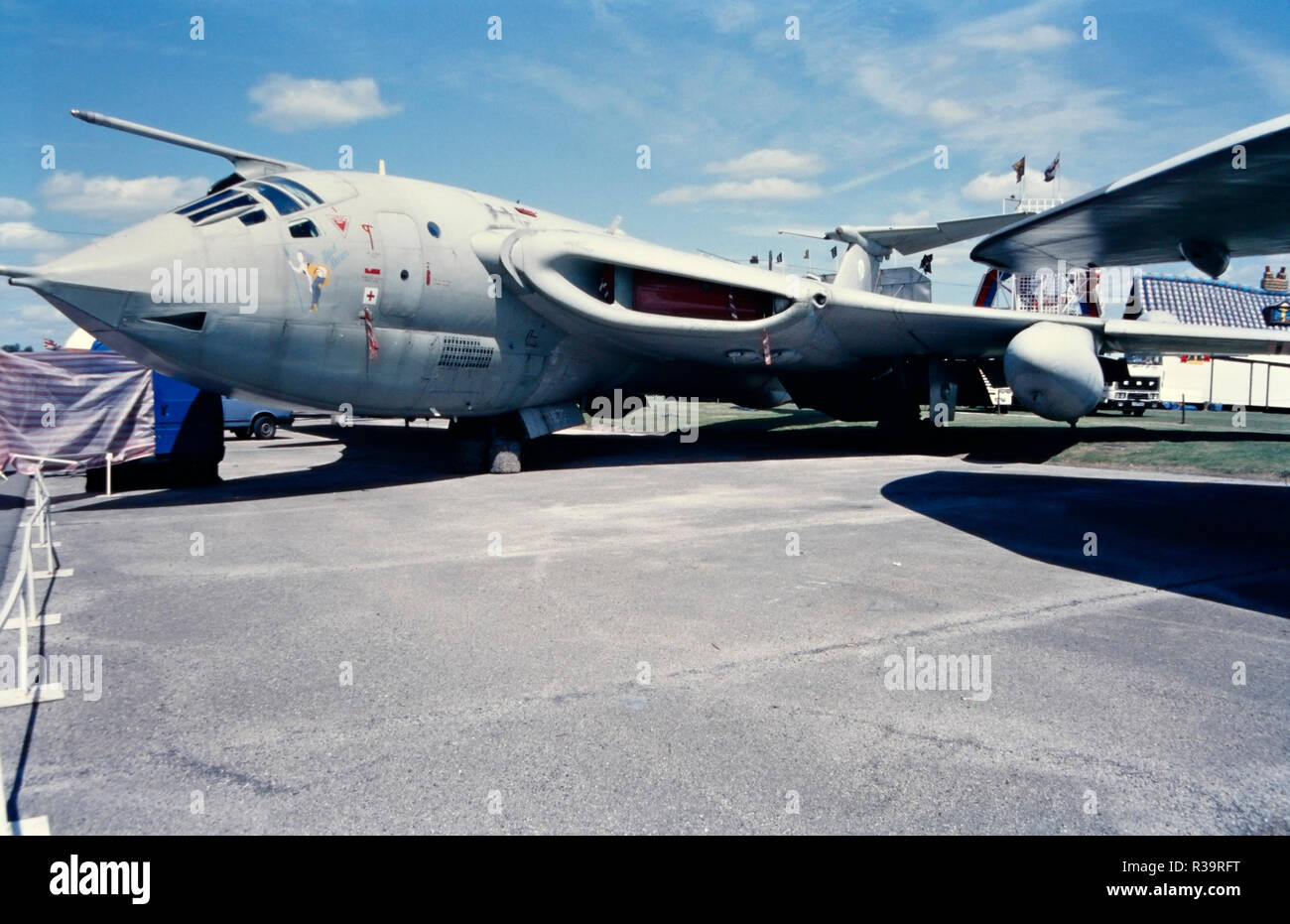 Handley Page Victor bomber aircraft on display at RAF Cosford 1995 jet ...