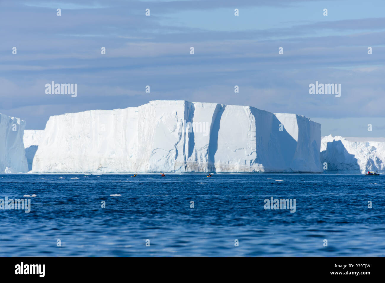Tabular iceberg in Antarctica Stock Photo - Alamy
