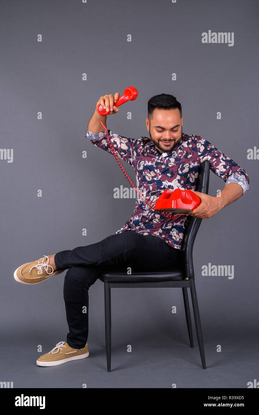 Retro portrait of an indian man hi-res stock photography and images - Alamy