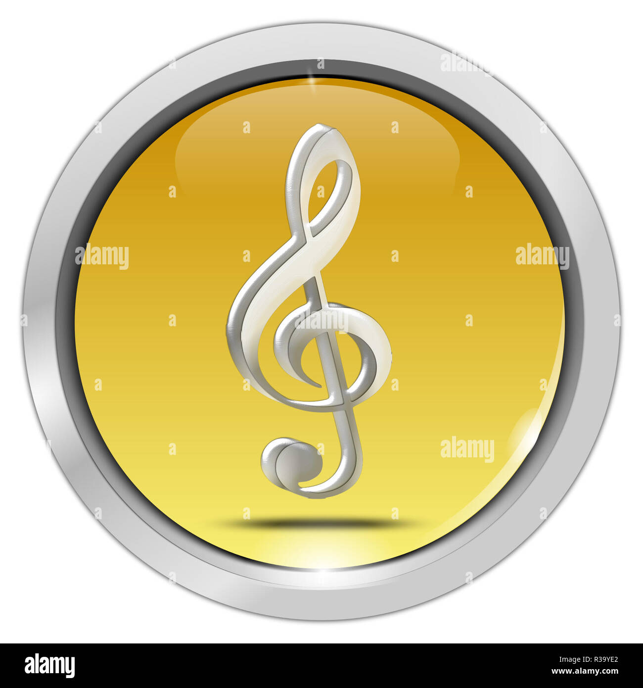 Music rest symbol Cut Out Stock Images & Pictures - Alamy