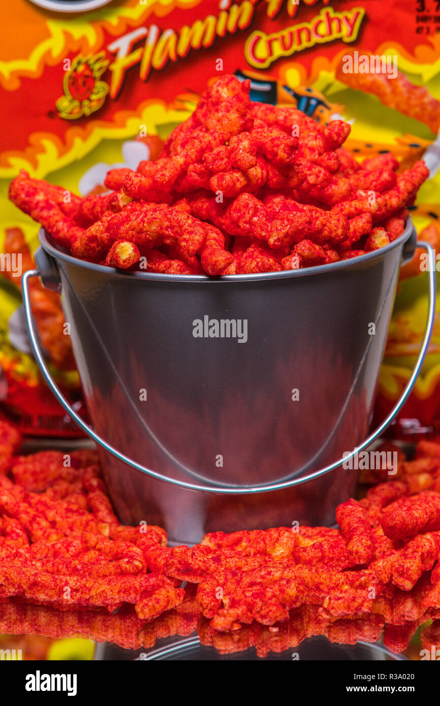 Hot cheetos flamin hi-res stock photography and images - Alamy