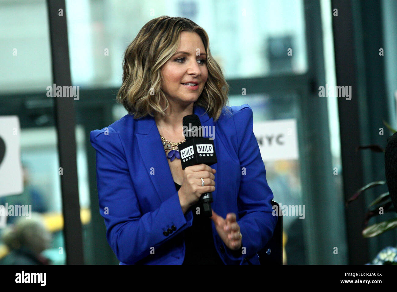 NEW YORK, NY - APRIL 03: Build Series Presents Beverley Mitchell ...
