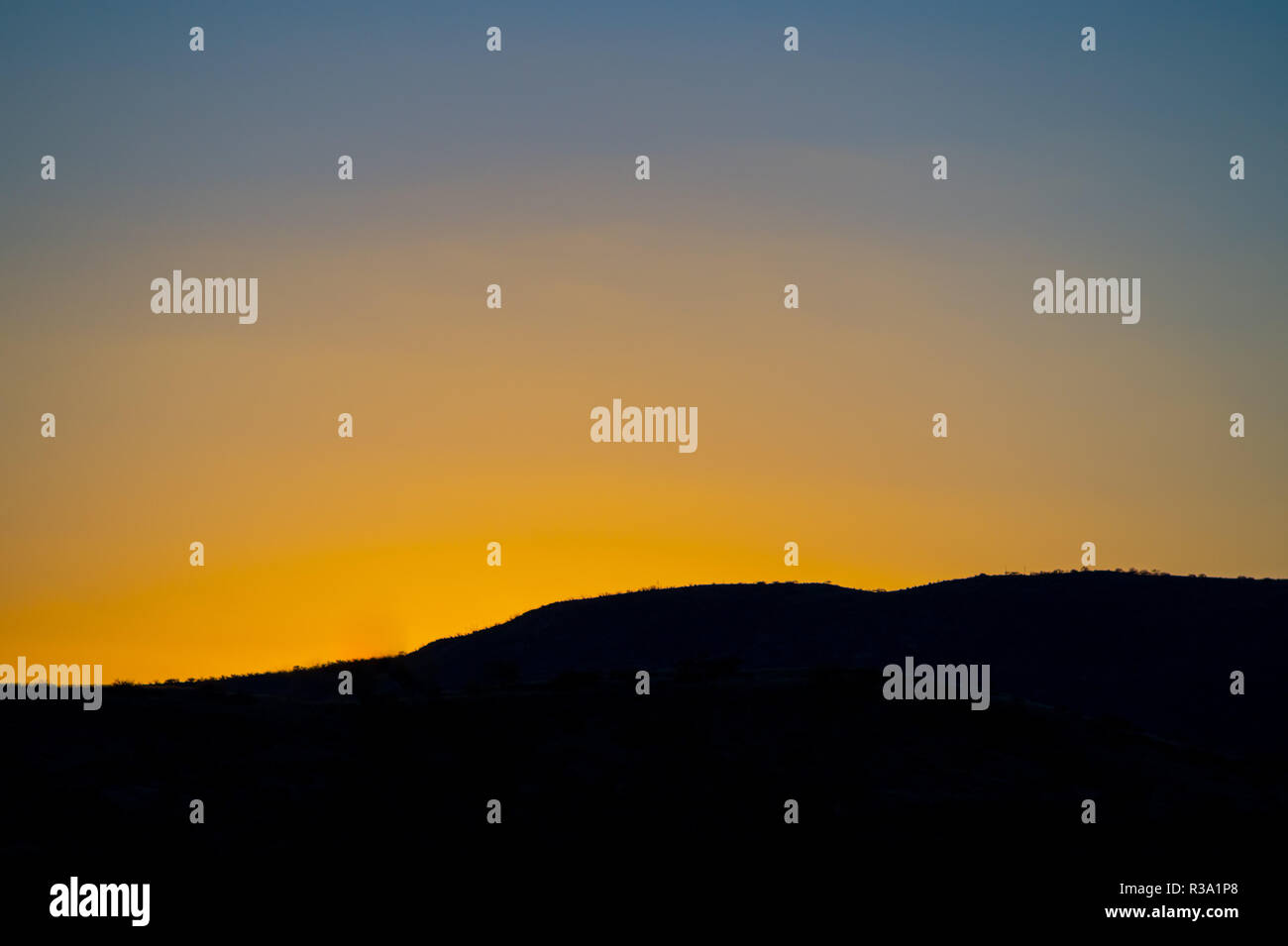Sunset in Arizona with beautiful colors Stock Photo - Alamy