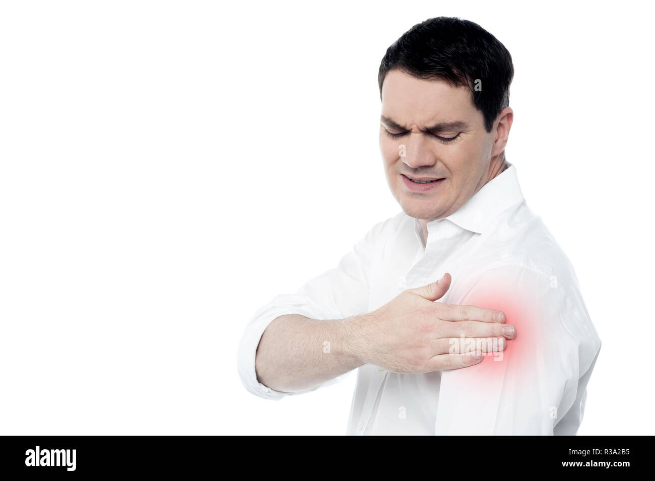 Shoulder arm syndrome Cut Out Stock Images & Pictures - Alamy