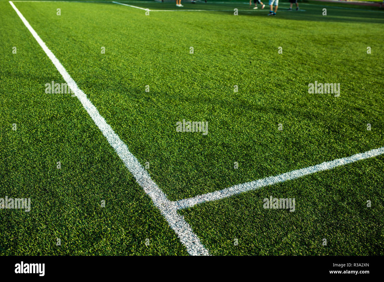 Synthetic artificial playing surface football hi-res stock photography ...