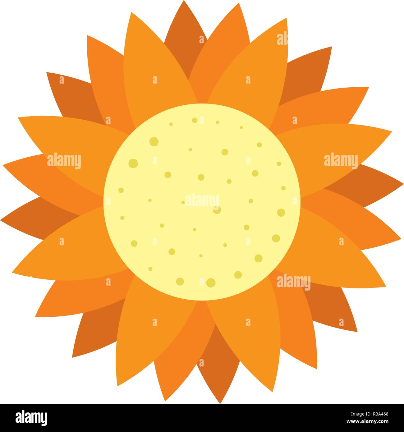 cute sunflower isolated icon Stock Vector Image & Art - Alamy