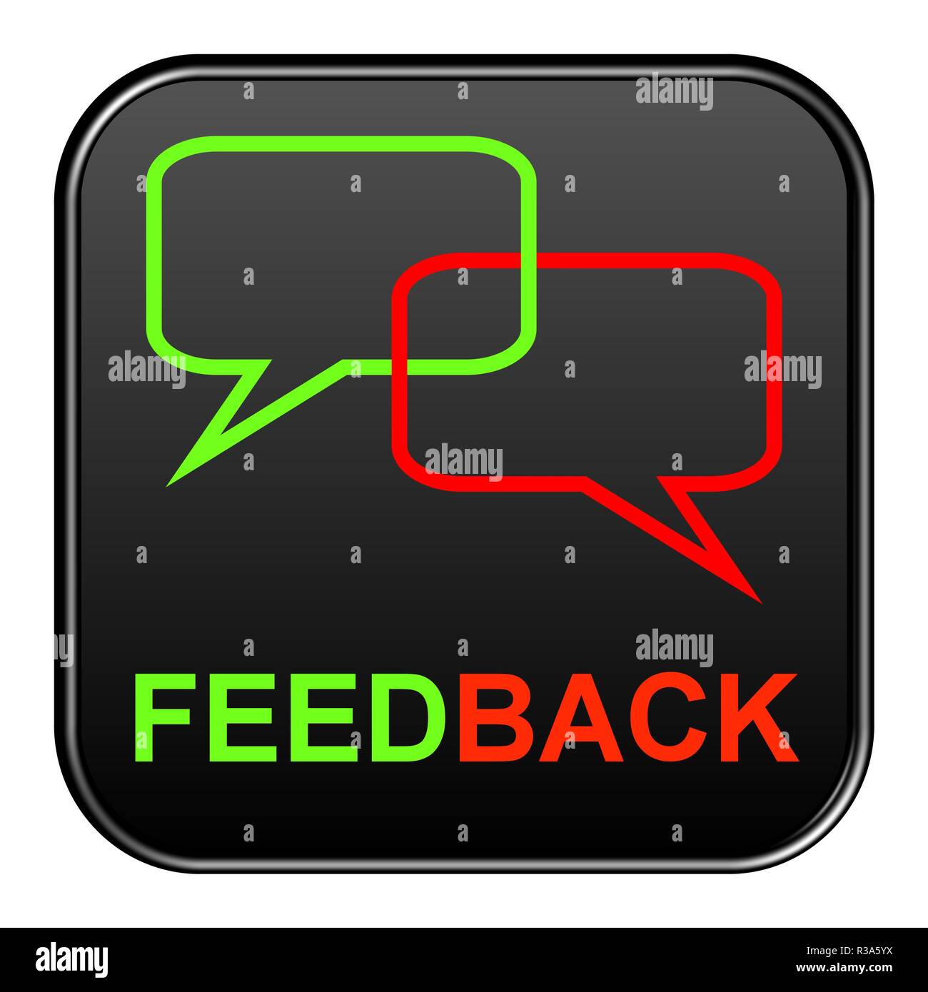 Negative online feedback Cut Out Stock Images & Pictures - Alamy