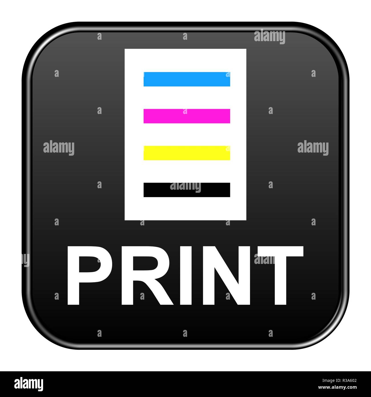 button black: print Stock Photo - Alamy