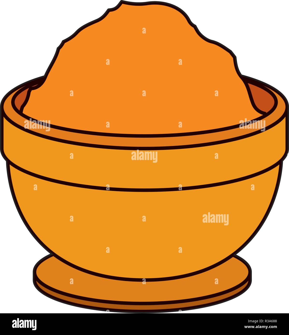 bowl with sesame seeds Stock Vector Image & Art - Alamy