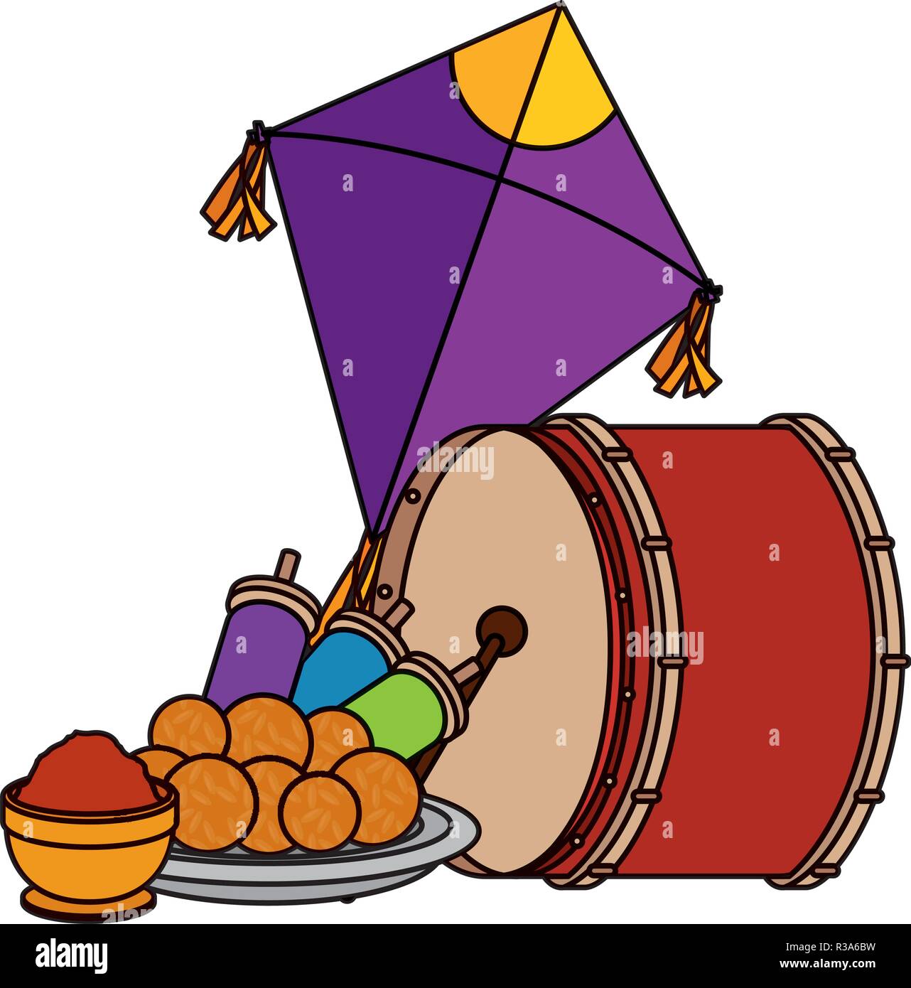 Happy lohri punjabi Cut Out Stock Images & Pictures - Alamy