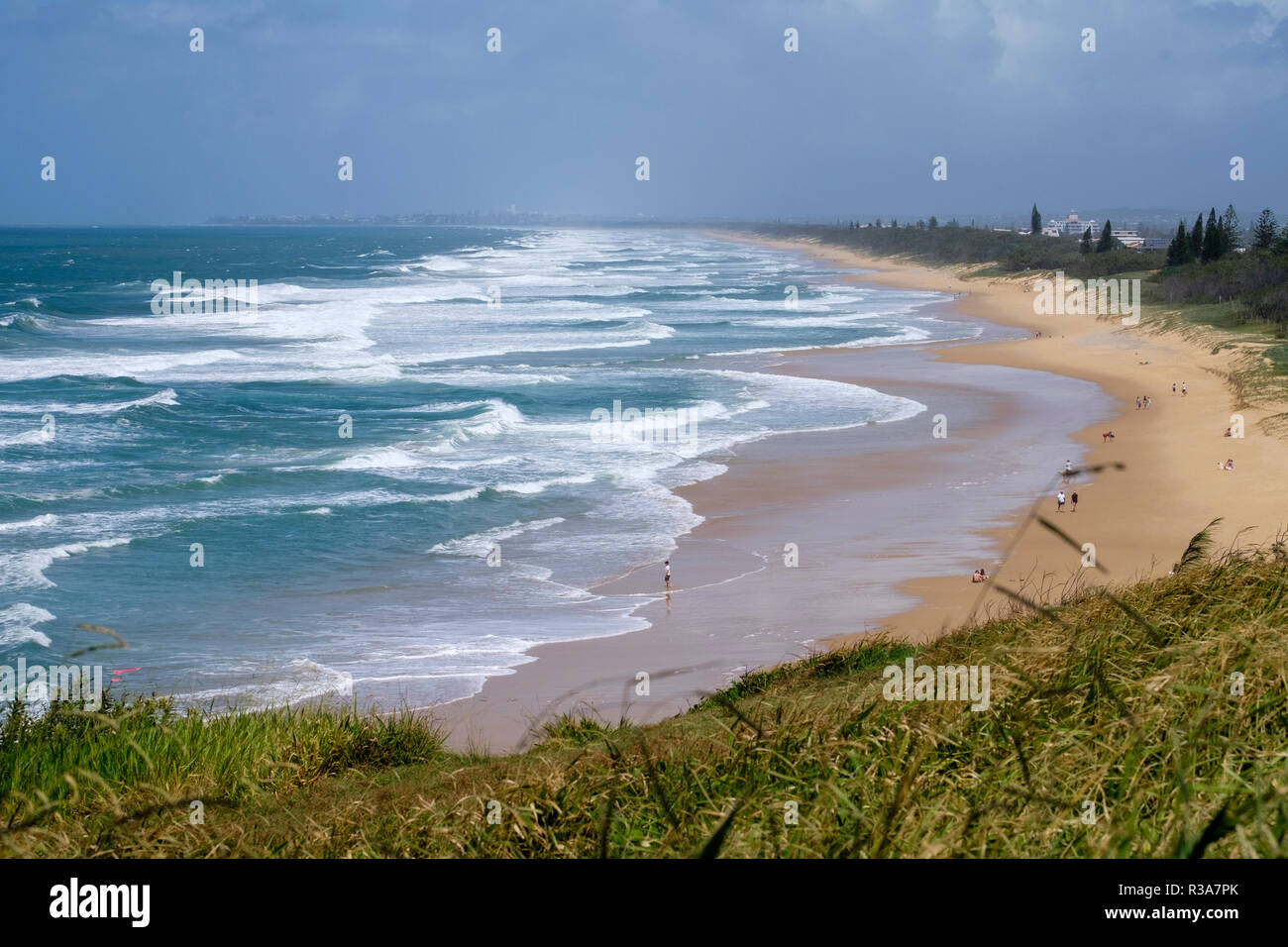 The view towards the south from Point Cartwright Stock Photo - Alamy
