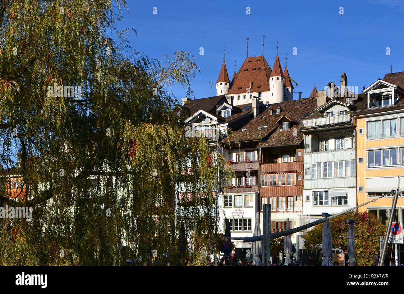 thun on the aare Stock Photo - Alamy