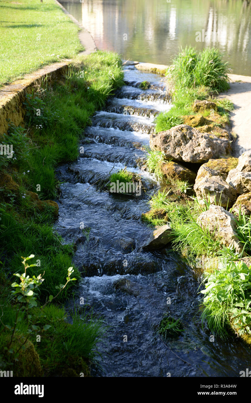 fish stairs at the pegnitz Stock Photo - Alamy