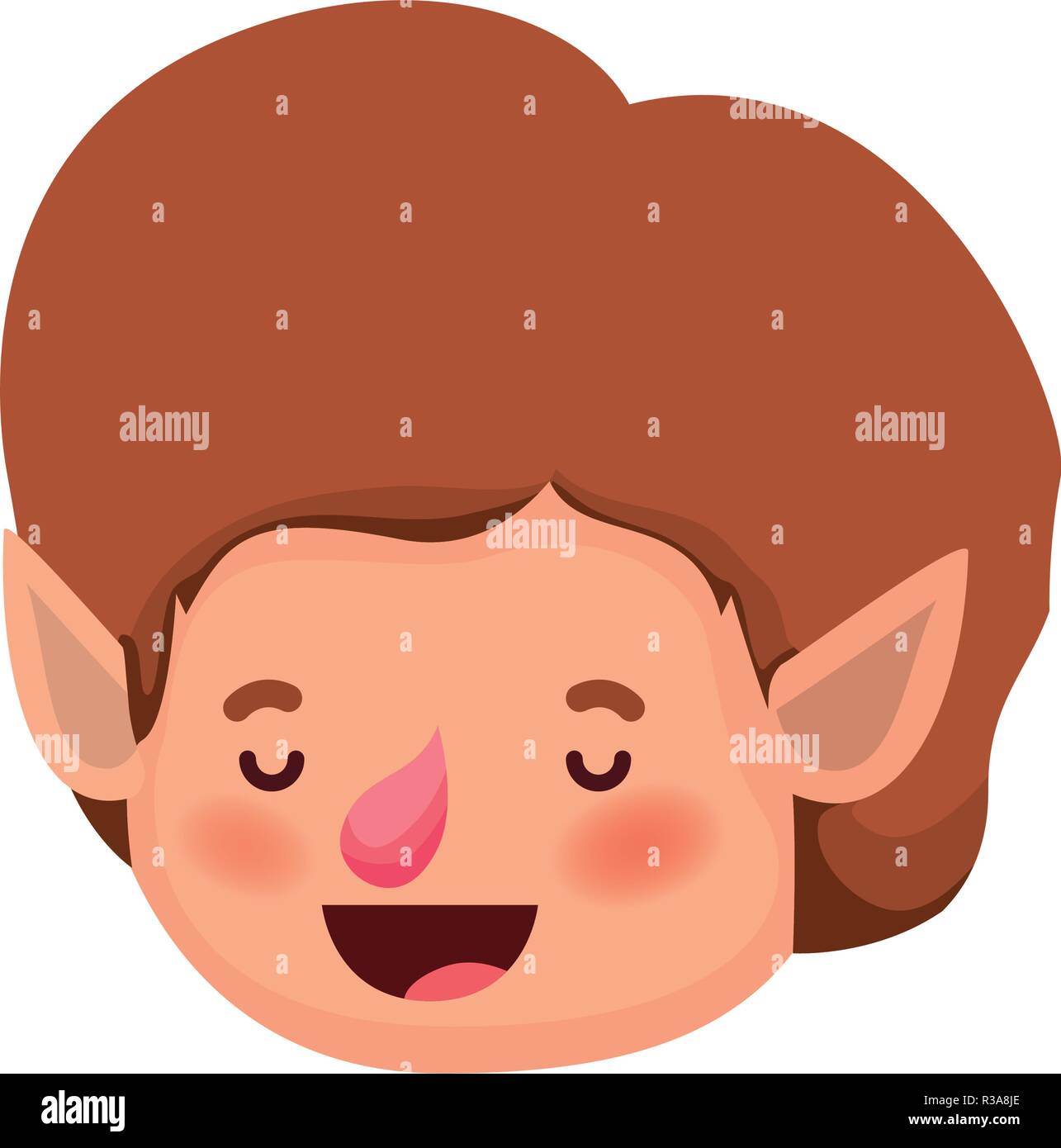 elf head avatar character Stock Vector Image & Art - Alamy