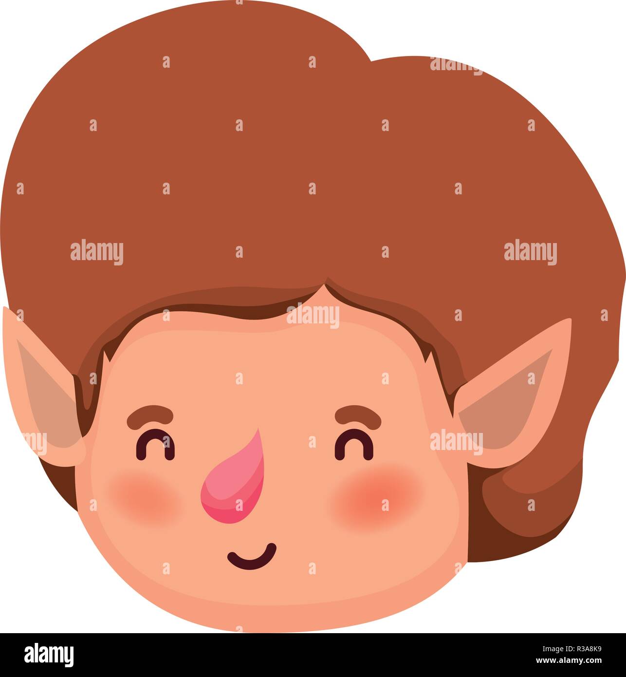 elf head avatar character Stock Vector Image & Art - Alamy