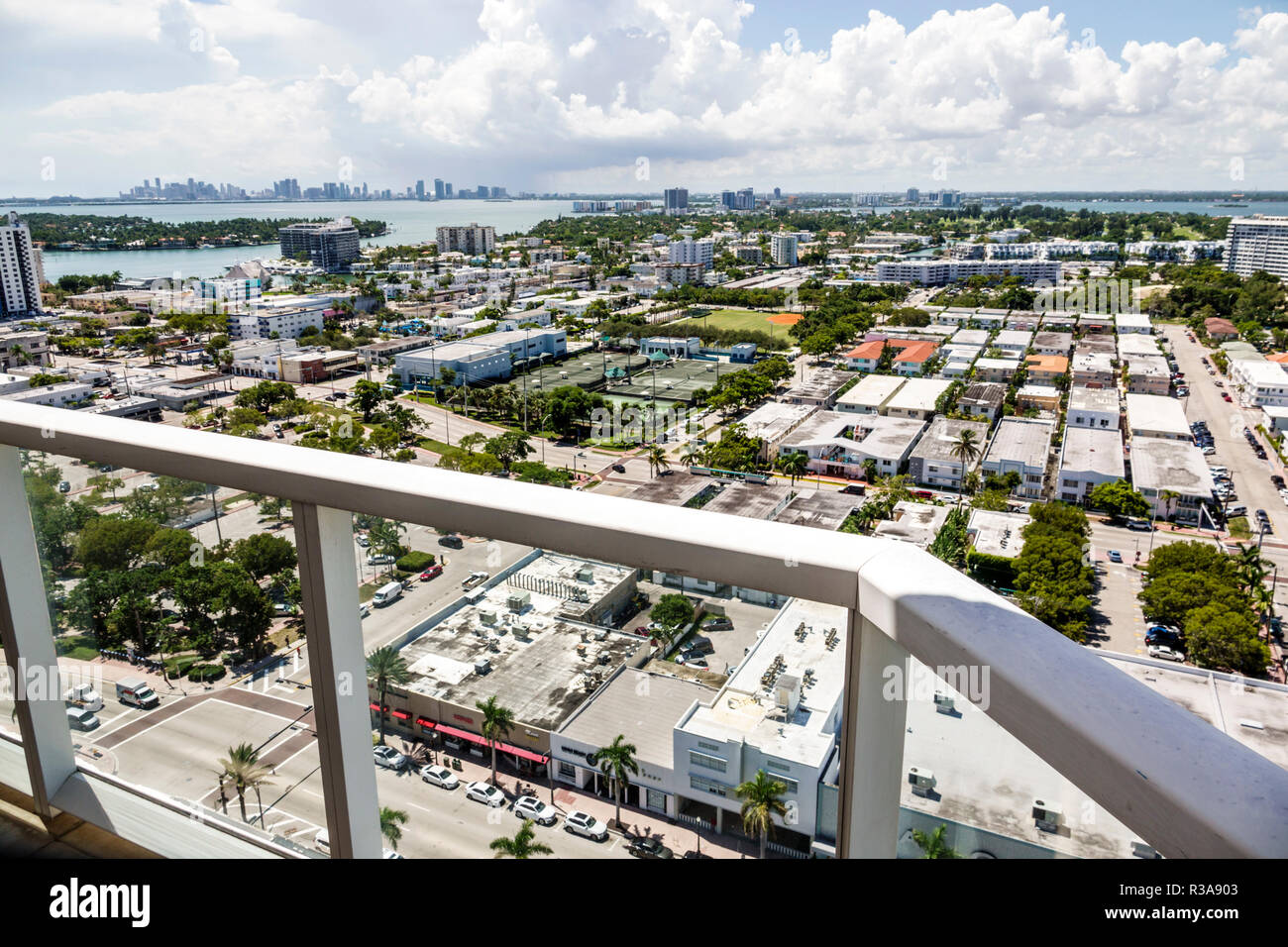 Miami Beach Florida,North Beach,condominium residential apartment ...