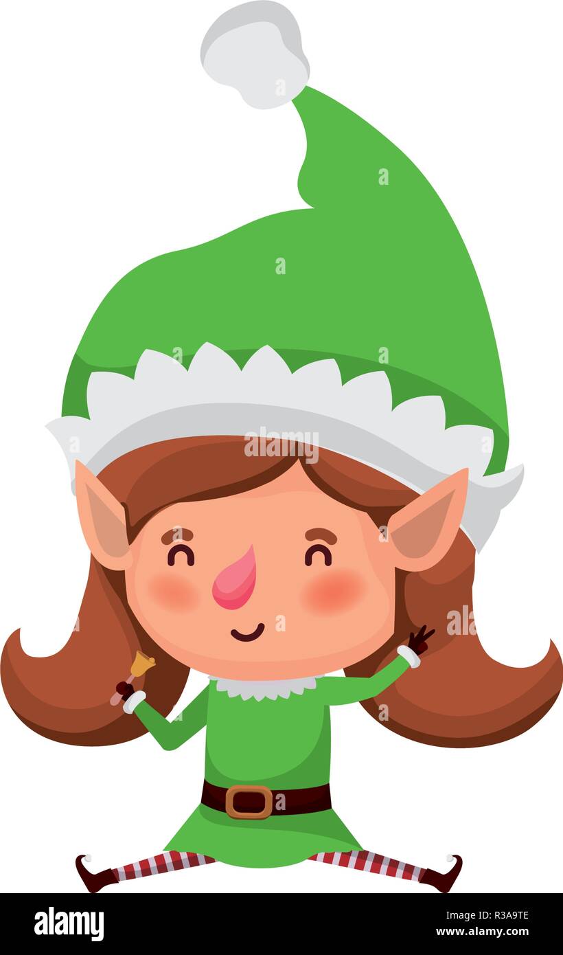 elf woman walking avatar character Stock Vector Image & Art - Alamy