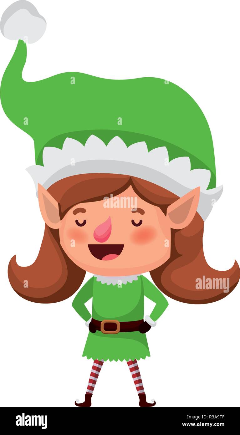 elf woman walking avatar character Stock Vector Image & Art - Alamy