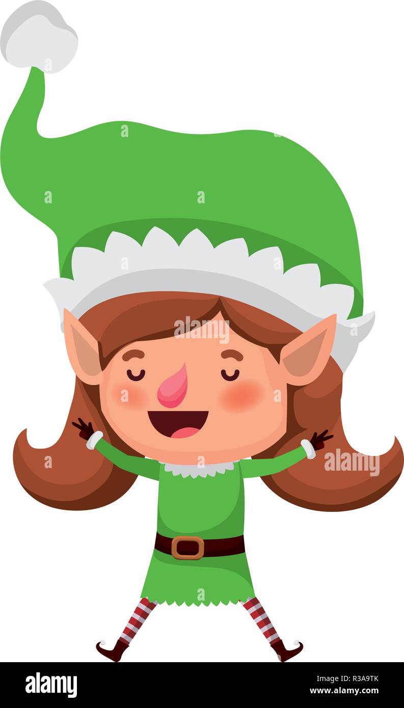 elf woman walking avatar character Stock Vector Image & Art - Alamy