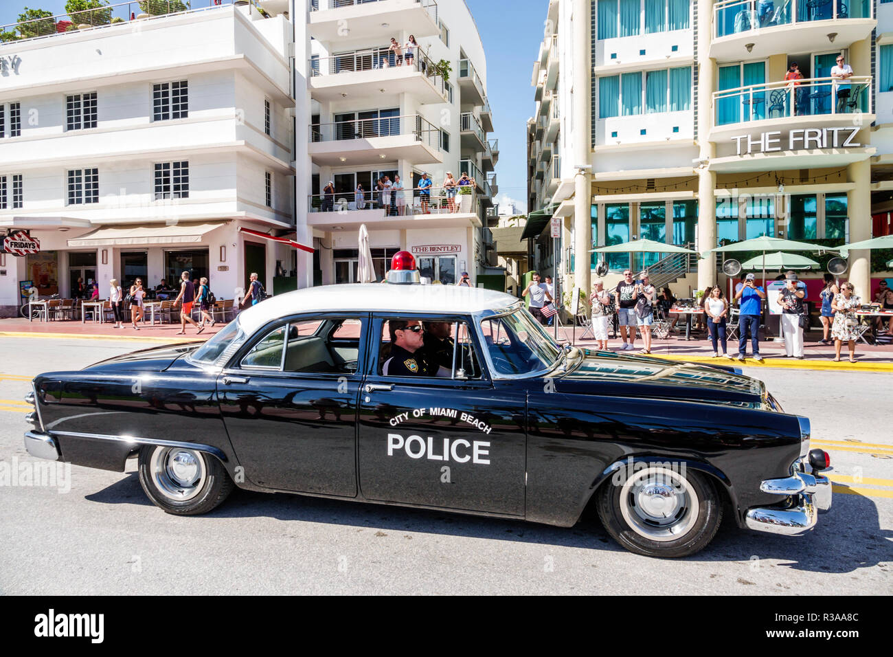 Antique police car cars 1955 dodge hi-res stock photography and images ...