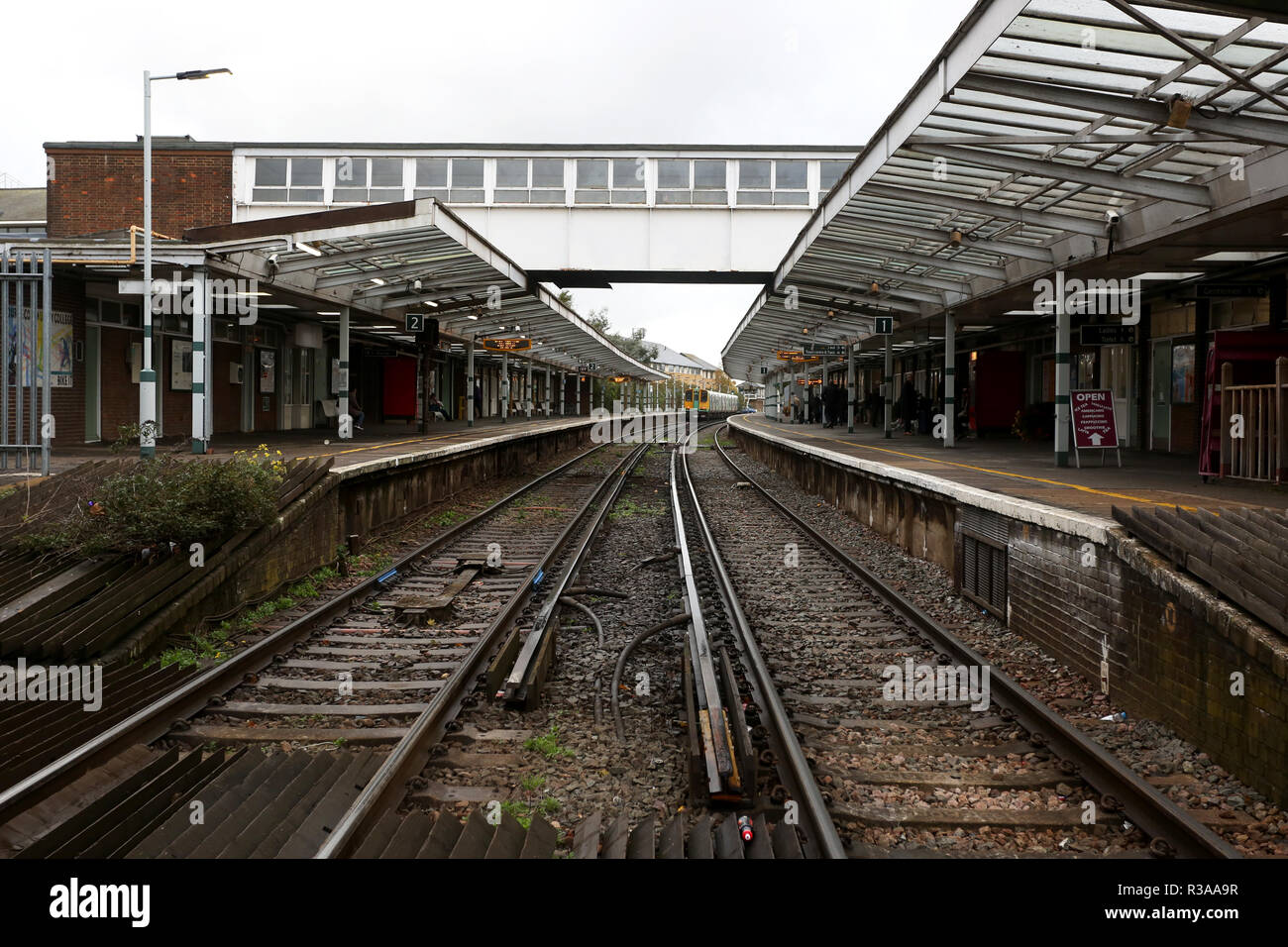 General views of Chichester Train Station, West Sussex, UK Stock Photo ...