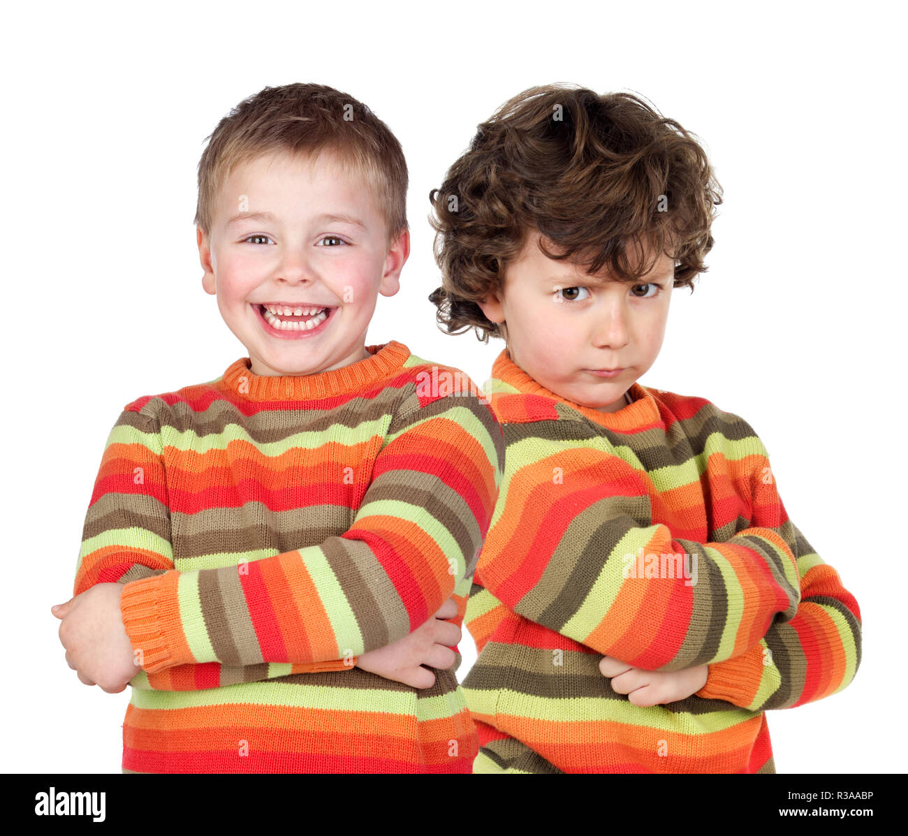 Same child happy sad face hi-res stock photography and images - Alamy