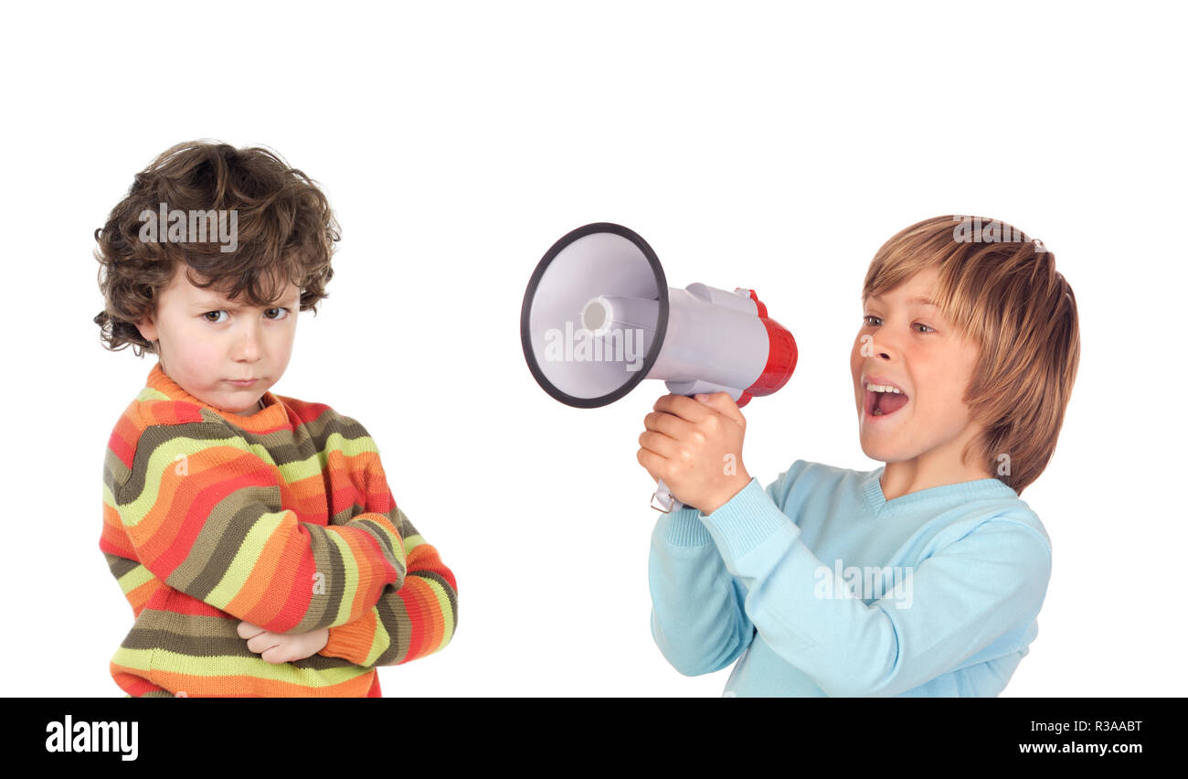 Kid boy youth friend chat portrait hi-res stock photography and images ...