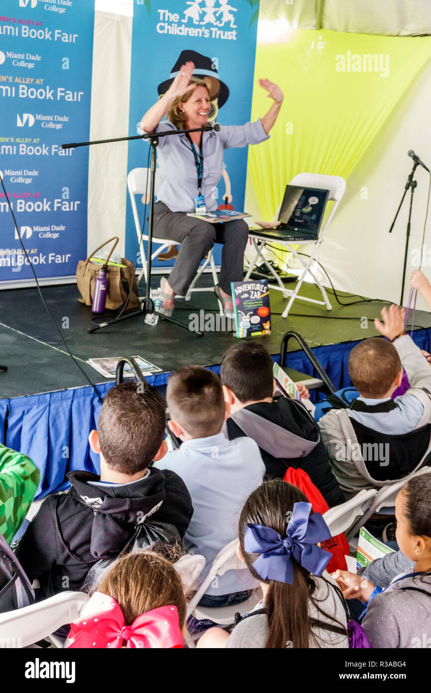Miami Florida,Miami-Dade College,Book Fair,annual event,author Diane ...