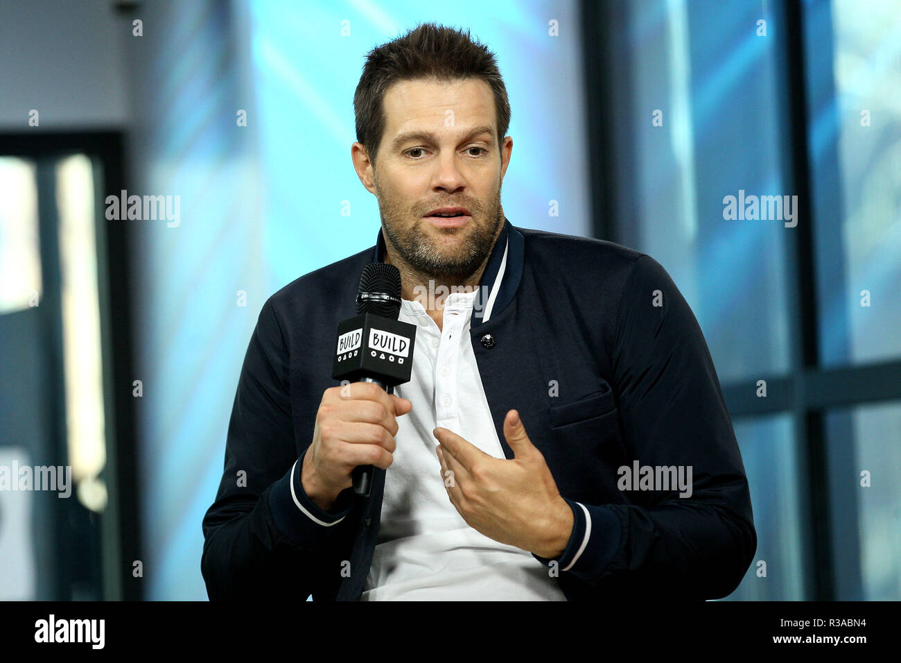 NEW YORK, NY - APRIL 13: Build Series Presents Geoff Stults Discussing ...