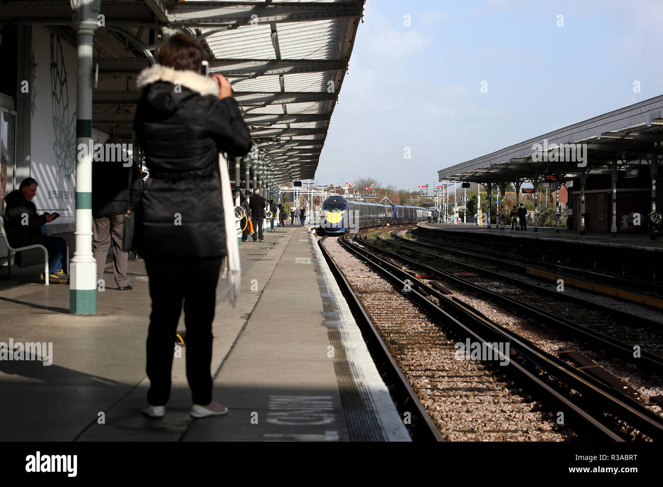 General views of the 'Poppy Train' a Passchendaele Javelin Train ...