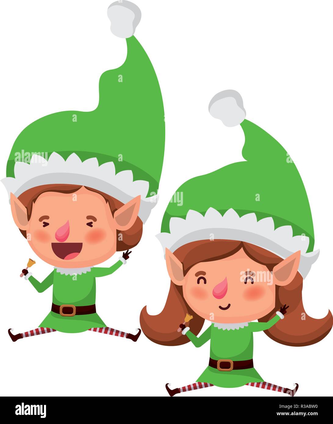 Elves dance Stock Vector Images - Alamy