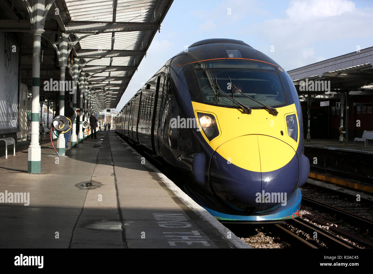 General views of the 'Poppy Train' a Passchendaele Javelin Train ...