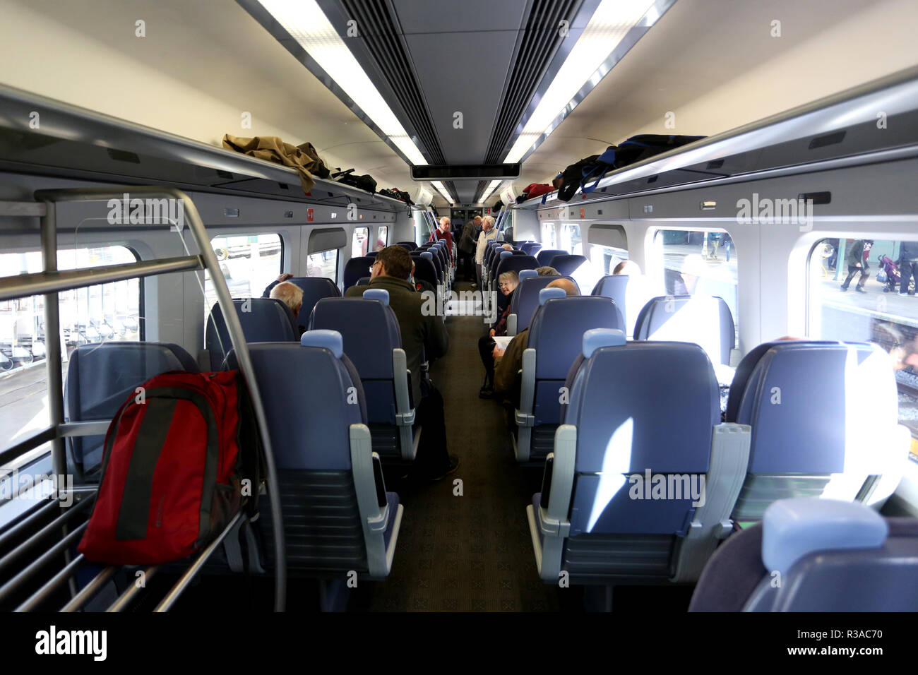 General views of the 'Poppy Train' a Passchendaele Javelin Train ...
