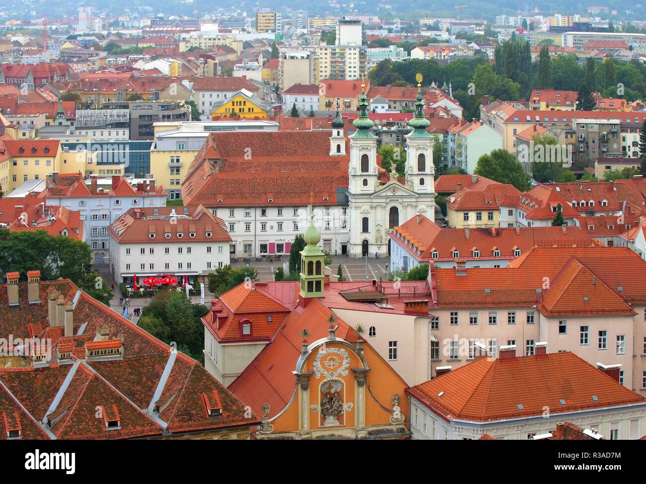 Graz baroque tower hi-res stock photography and images - Alamy
