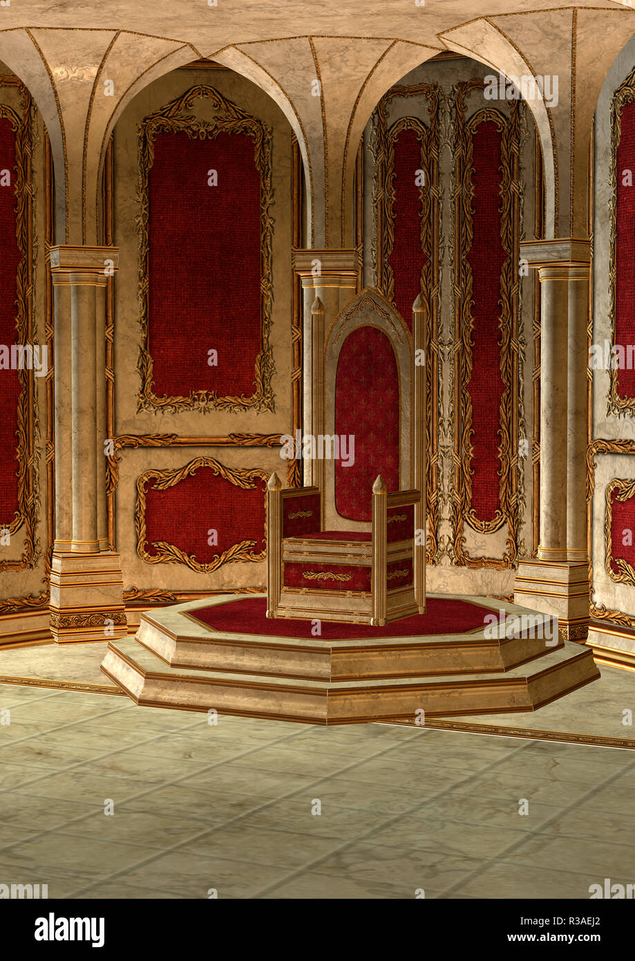 Medieval throne room High Resolution Stock Photography and Images - Alamy