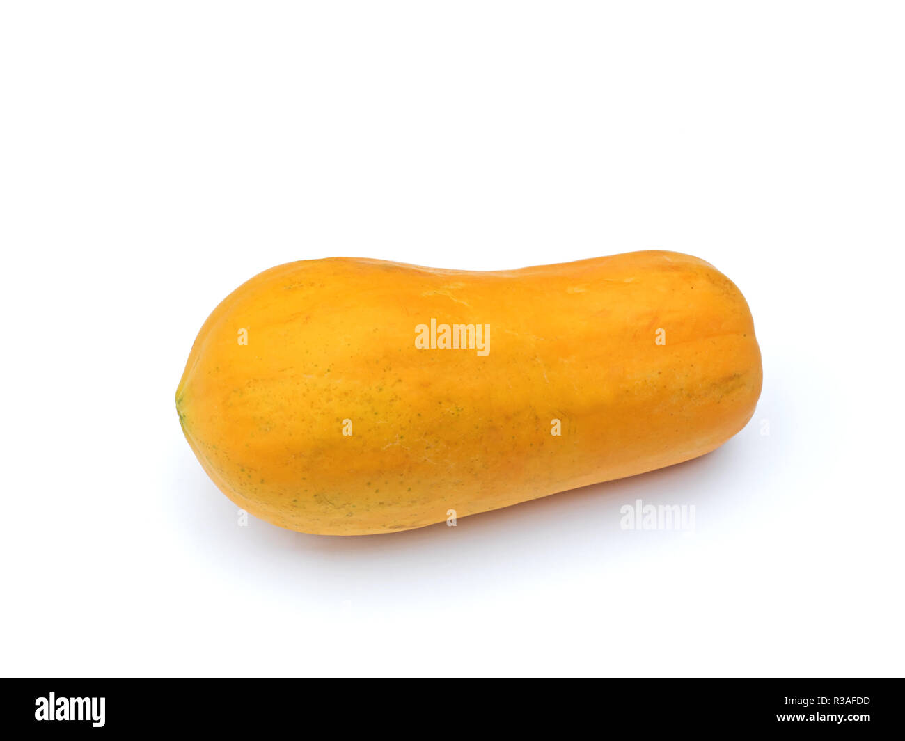 Closeup Ripe Papaya Isolated on White Background Stock Photo - Alamy