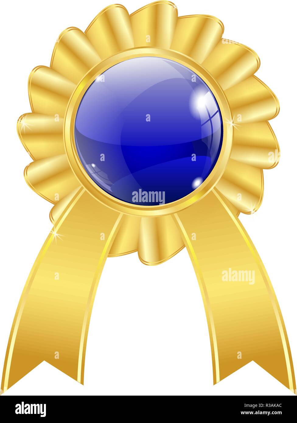 Golden badge hi-res stock photography and images - Alamy